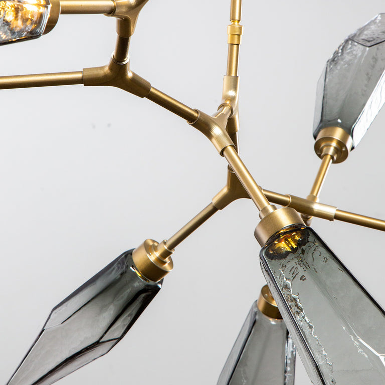 Hammerton Studio Rock Crystal Modern Branch Chandelier - 2Modern