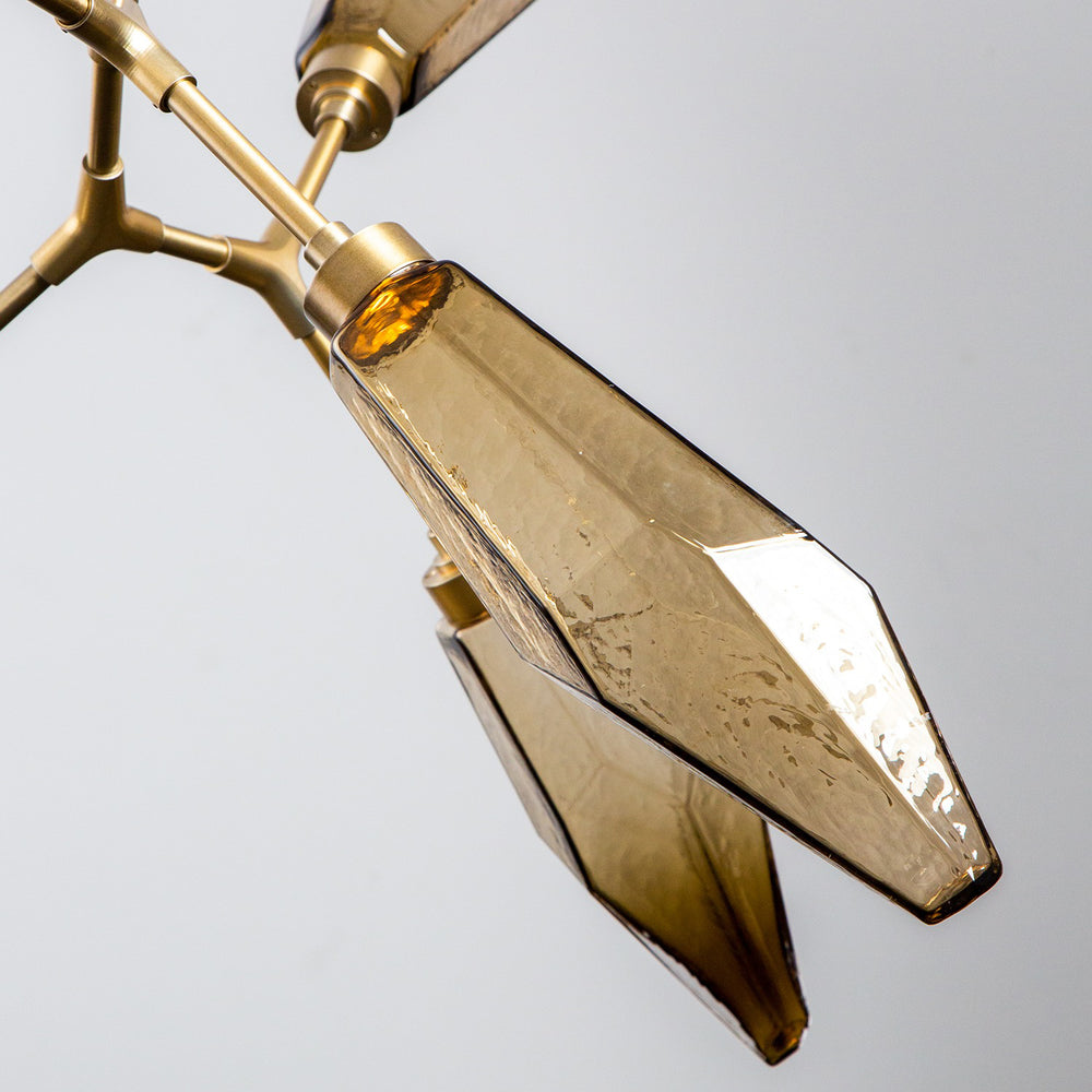 Hammerton Studio Rock Crystal Modern Branch Chandelier - 2Modern