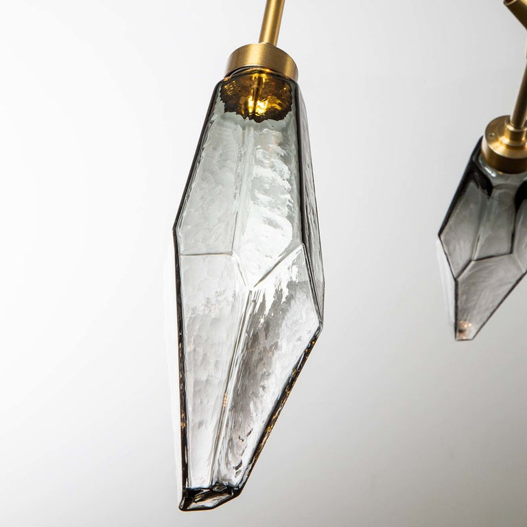 Hammerton Studio Rock Crystal Modern Branch Chandelier - 2Modern