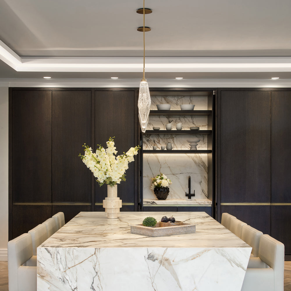 Hammerton Studio Rock Crystal LED Pendant Light - 2Modern