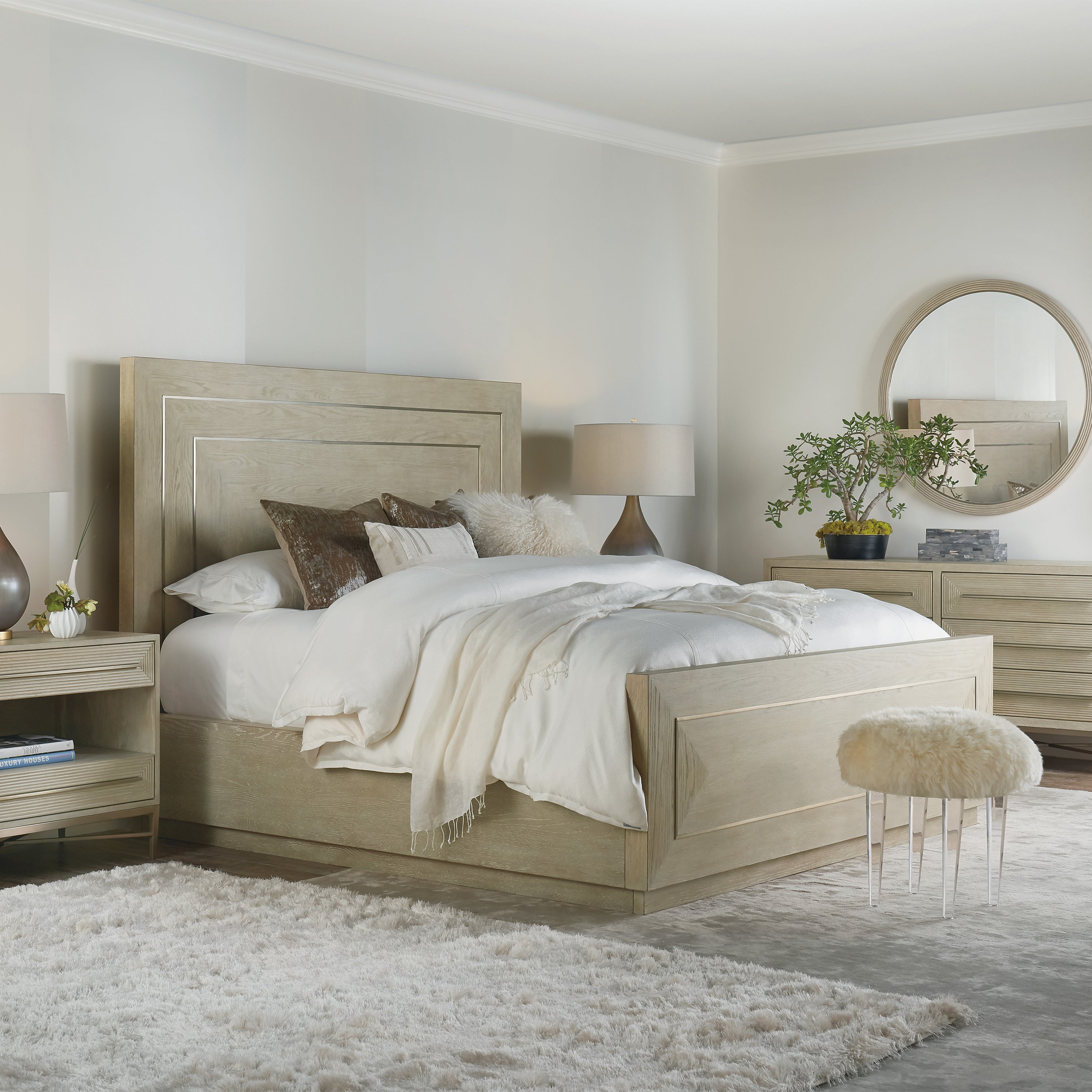 Hooker Furniture Cascade Panel Bed - 2Modern