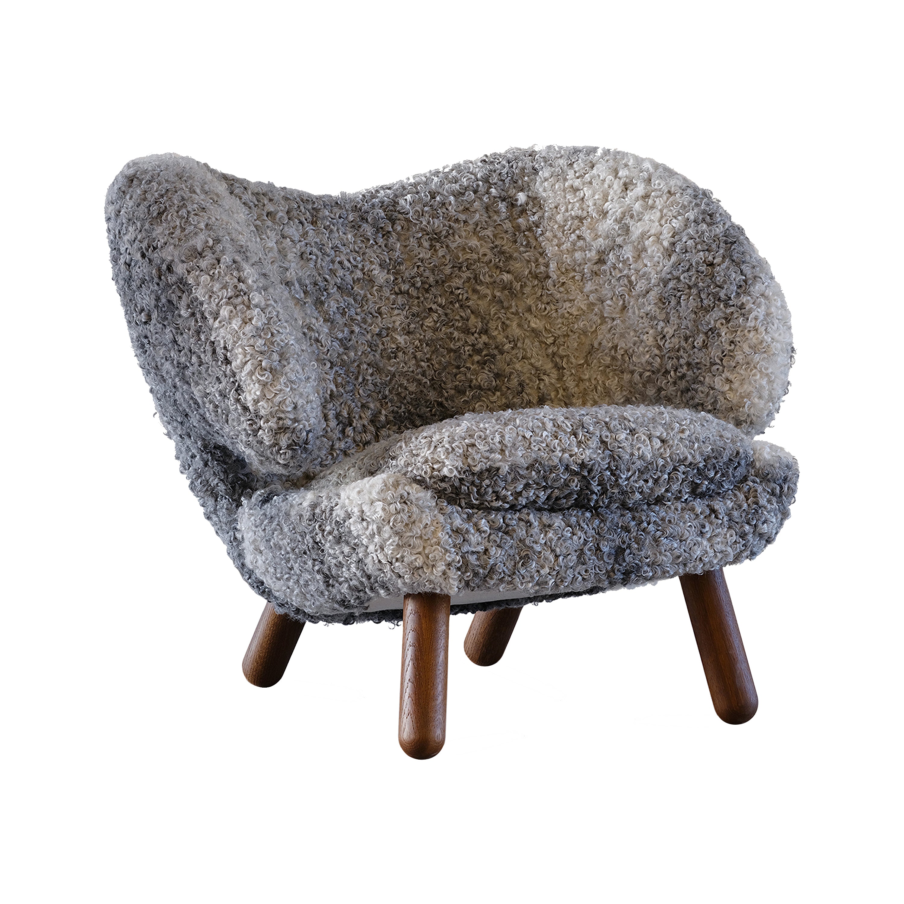 House of Finn Juhl Pelican Sheepskin Lounge Chair - 2Modern