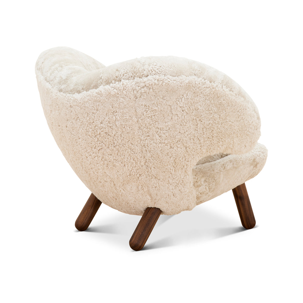 House of Finn Juhl Pelican Sheepskin Lounge Chair - 2Modern