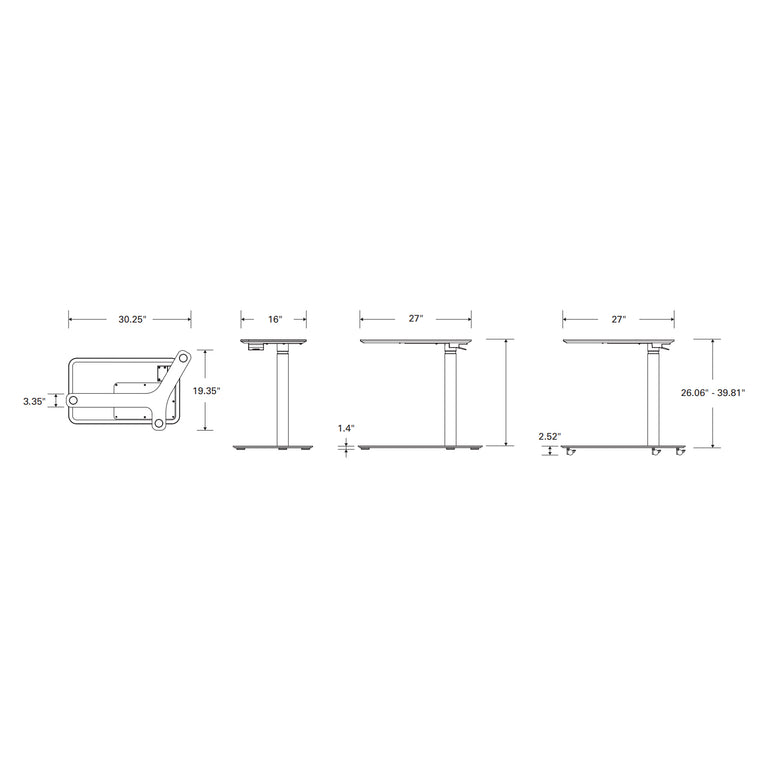Humanscale Float Mini Table - 2Modern