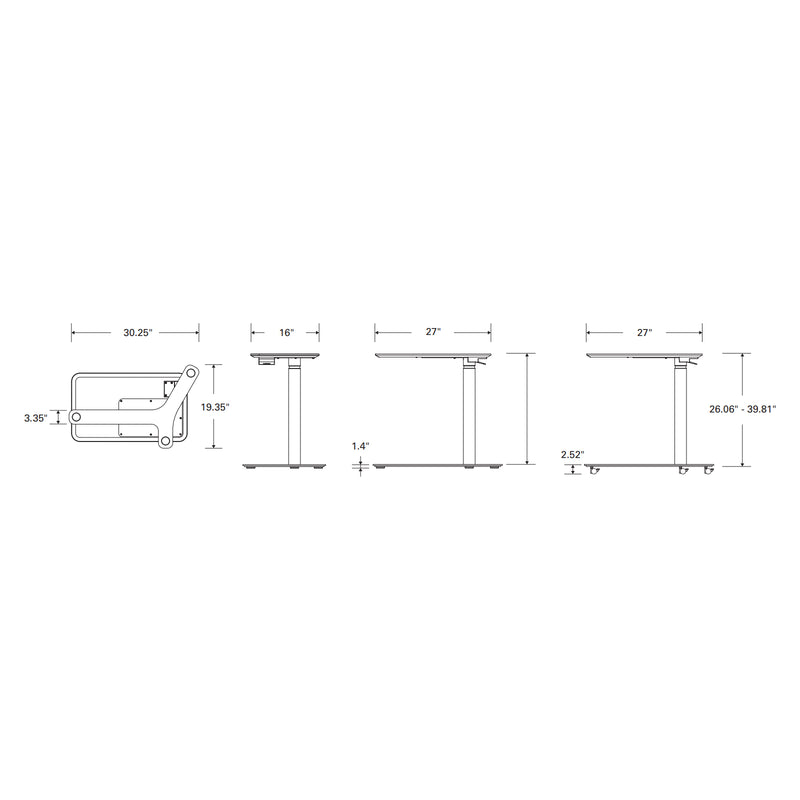 Humanscale Float Mini Table - 2Modern