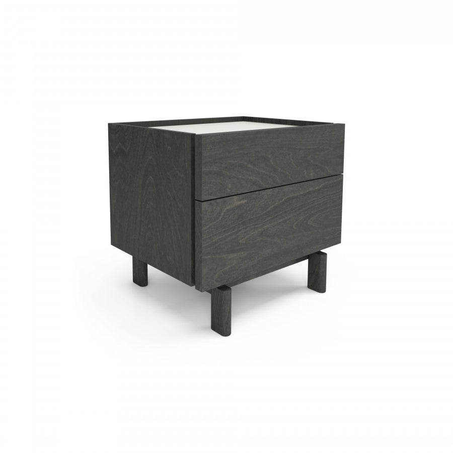 Huppe Ethan 2 Drawer Nightstand - 2Modern