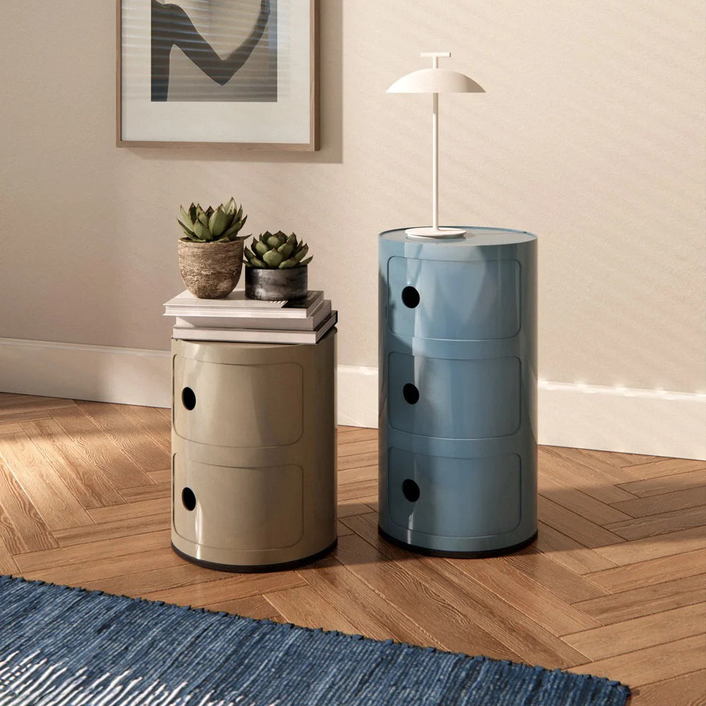 Kartell Componibili Round 2-Door Storage Tower - 2Modern