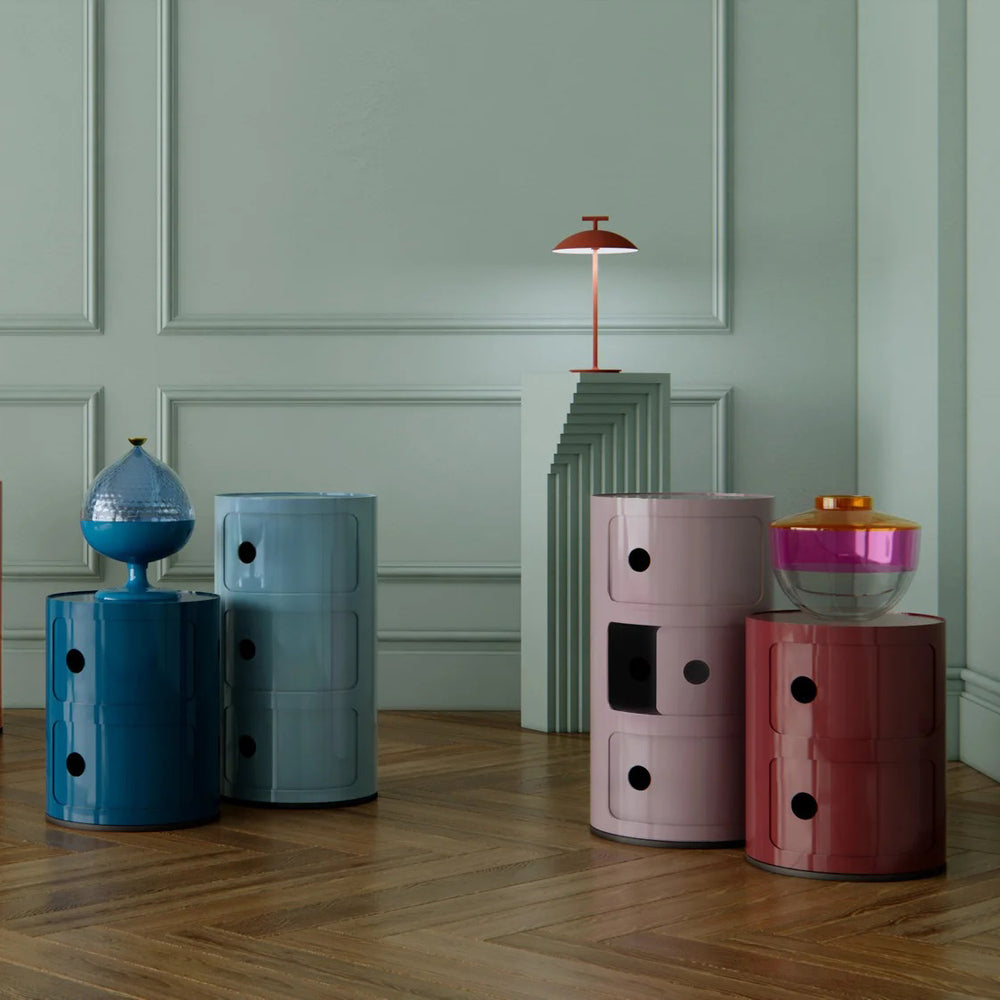 Kartell Componibili Round 2-Door Storage Tower - 2Modern