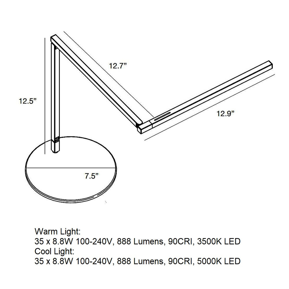 Koncept Z-Bar Mini LED Desk Lamp - 2Modern