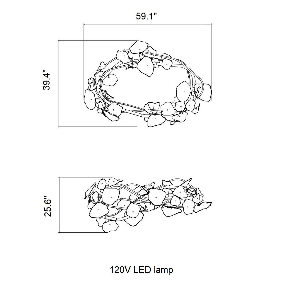 Lasvit Midsummer Oval Chandelier - 2Modern