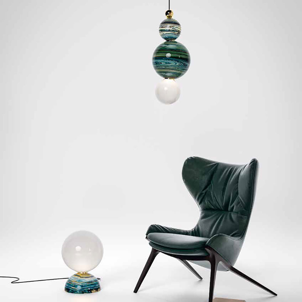 Lasvit Spacey Midnight Sun Floor Lamp - 2Modern