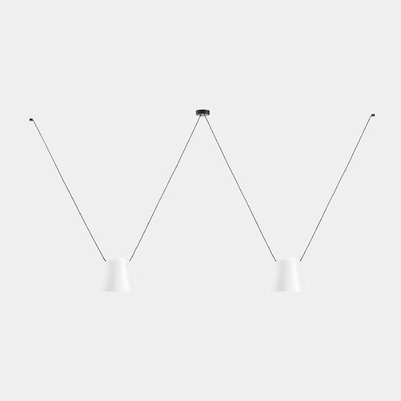 LedsC4 by Bover Attic Lateral Multi-Cone Pendant Light - 2Modern