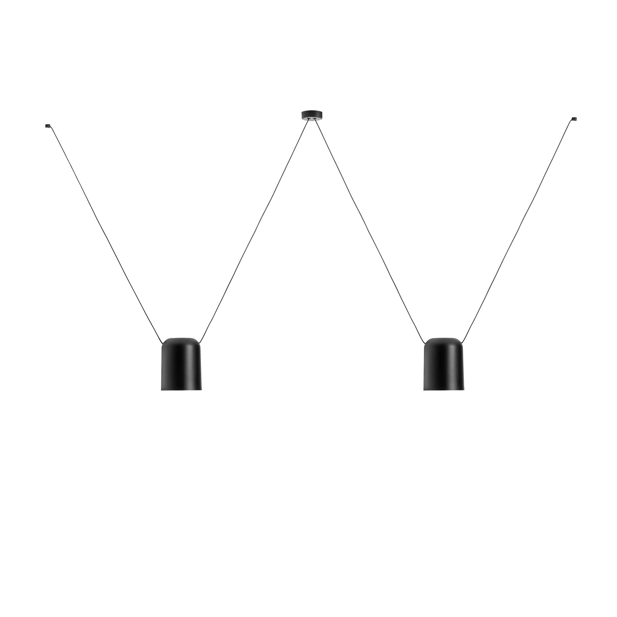 LedsC4 by Bover Attic Lateral Multi-Cylindrical Pendant Light - 2Modern