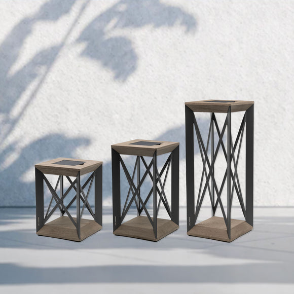 Les Jardins Soho Solar Outdoor LED Lantern - 2Modern