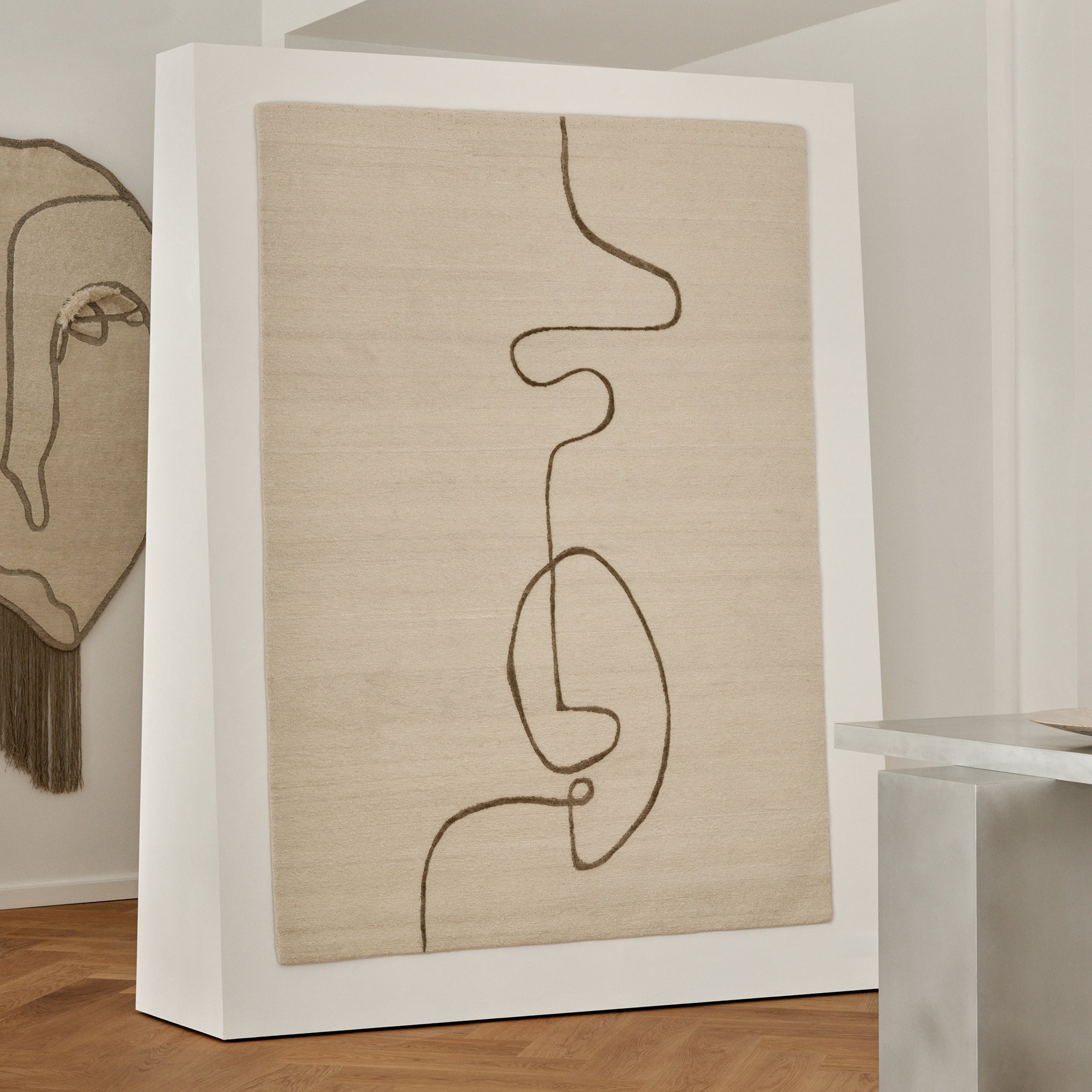 Linie Design Facial Maze Wall Rug - 2Modern