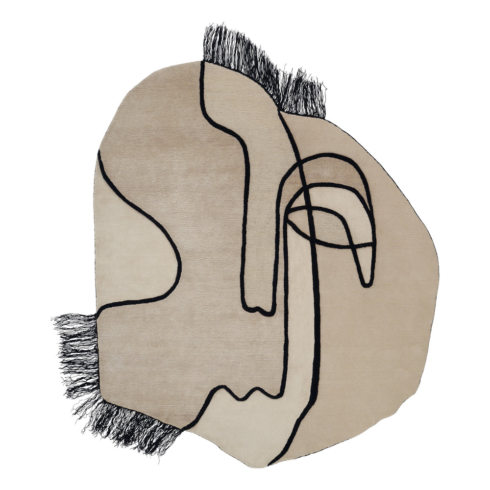 Linie Design Slanted Self Wall Rug - 2Modern