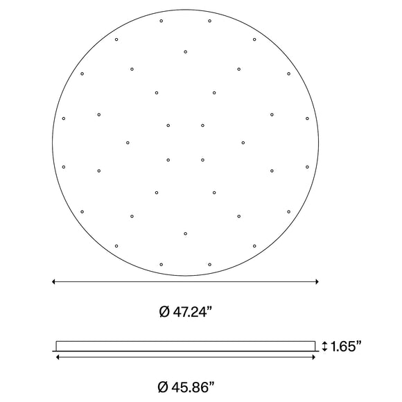 Lodes Jefferson Multi Light Round Pendant Light - 2Modern