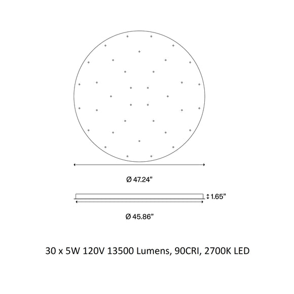 Lodes Jefferson Multi Light Round Pendant Light - 2Modern