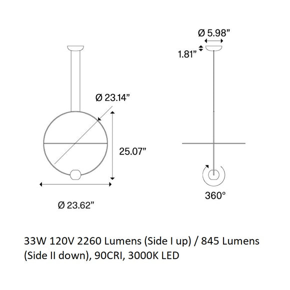 Lodes Elara LED Pendant Light - 2Modern
