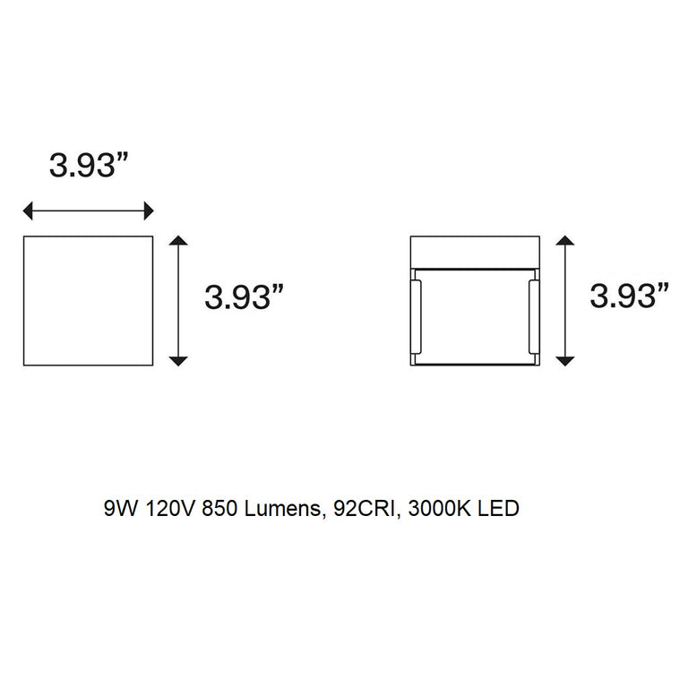 Lodes Laser Cube Wall Light - 2Modern