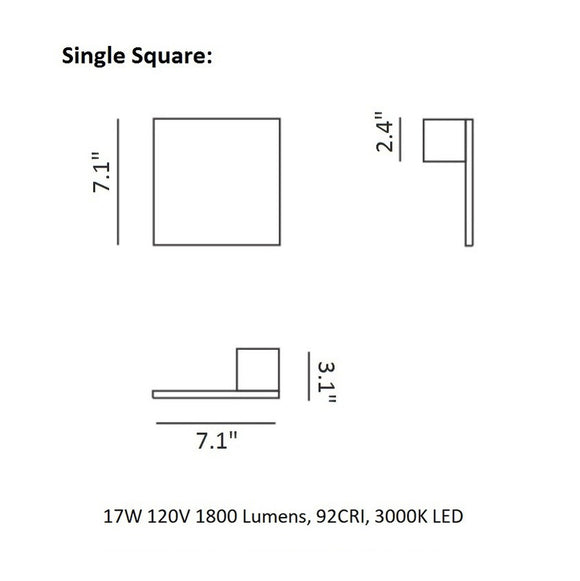 Lodes Puzzle Wall / Ceiling Light - 2Modern
