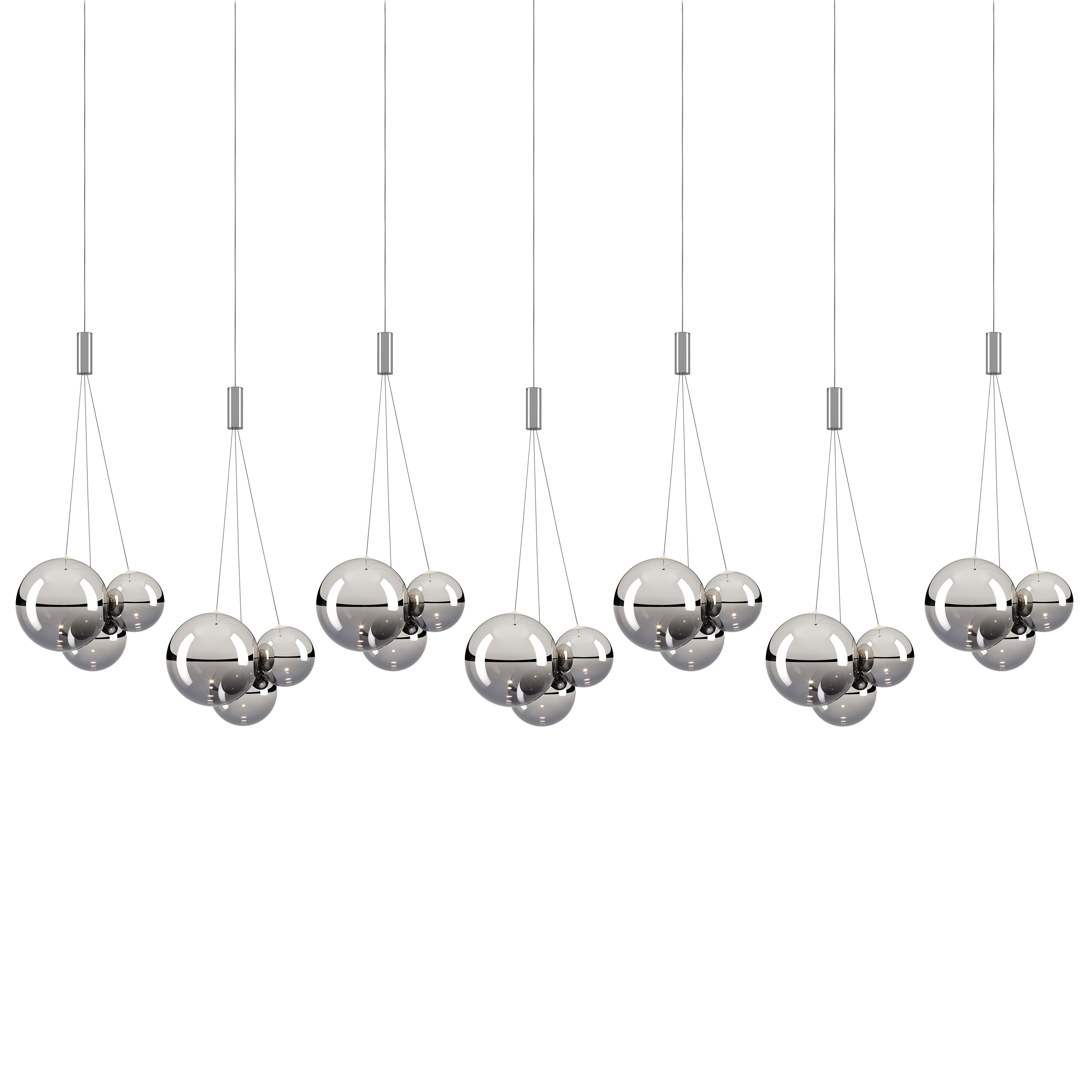 Lodes Random 7-Light Linear Pendant Light - 2Modern