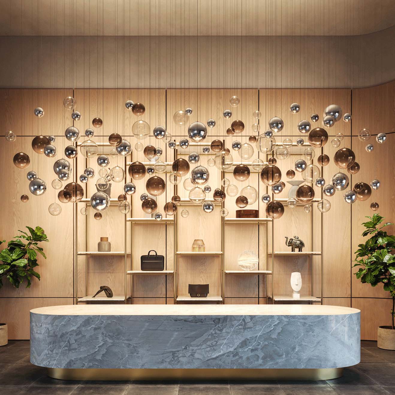 Lodes Random Solo Multi-Light Micro Pendant Light - 2Modern