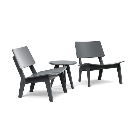 Loll Designs Lago Lounge Chair and Satellite End Table Bundle - 2Modern