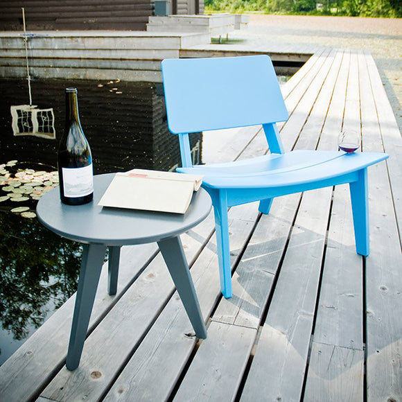 Loll Designs Lago Lounge Chair and Satellite End Table Bundle - 2Modern