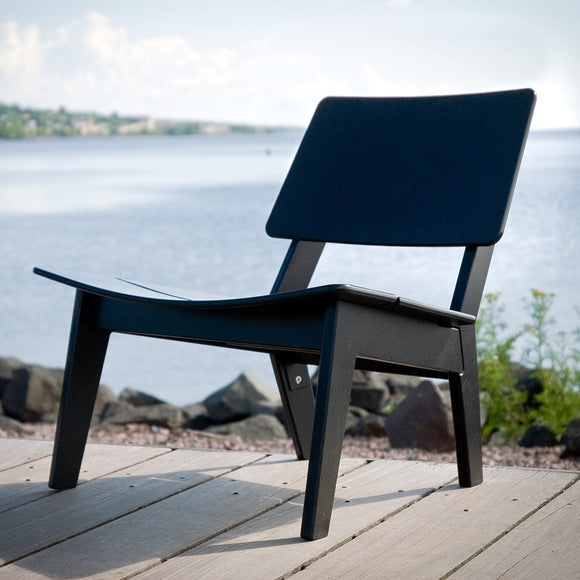 Loll Designs Lago Lounge Chair and Satellite End Table Bundle - 2Modern