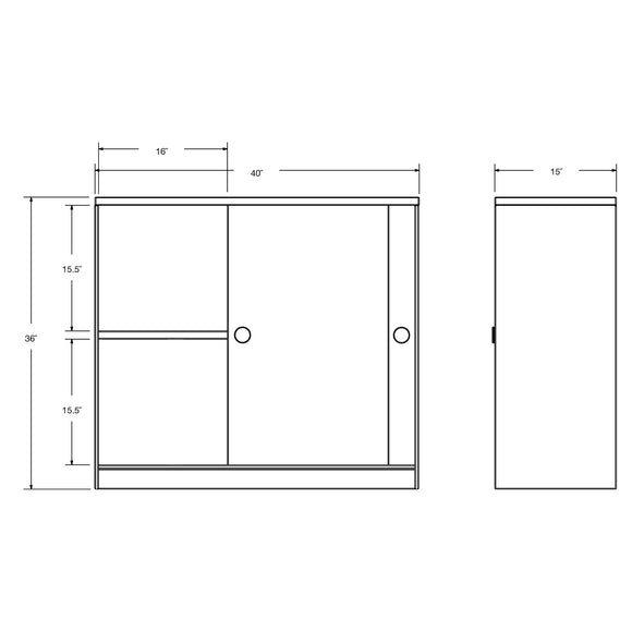 Loll Designs Slider Cabinet - 2Modern