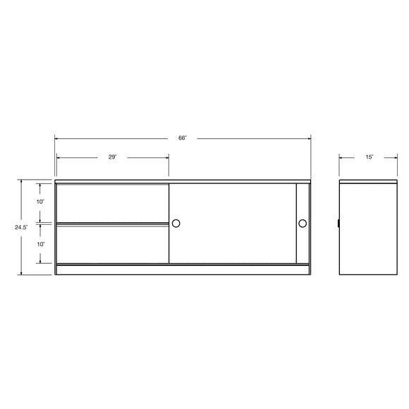 Loll Designs Slider Console - 2Modern