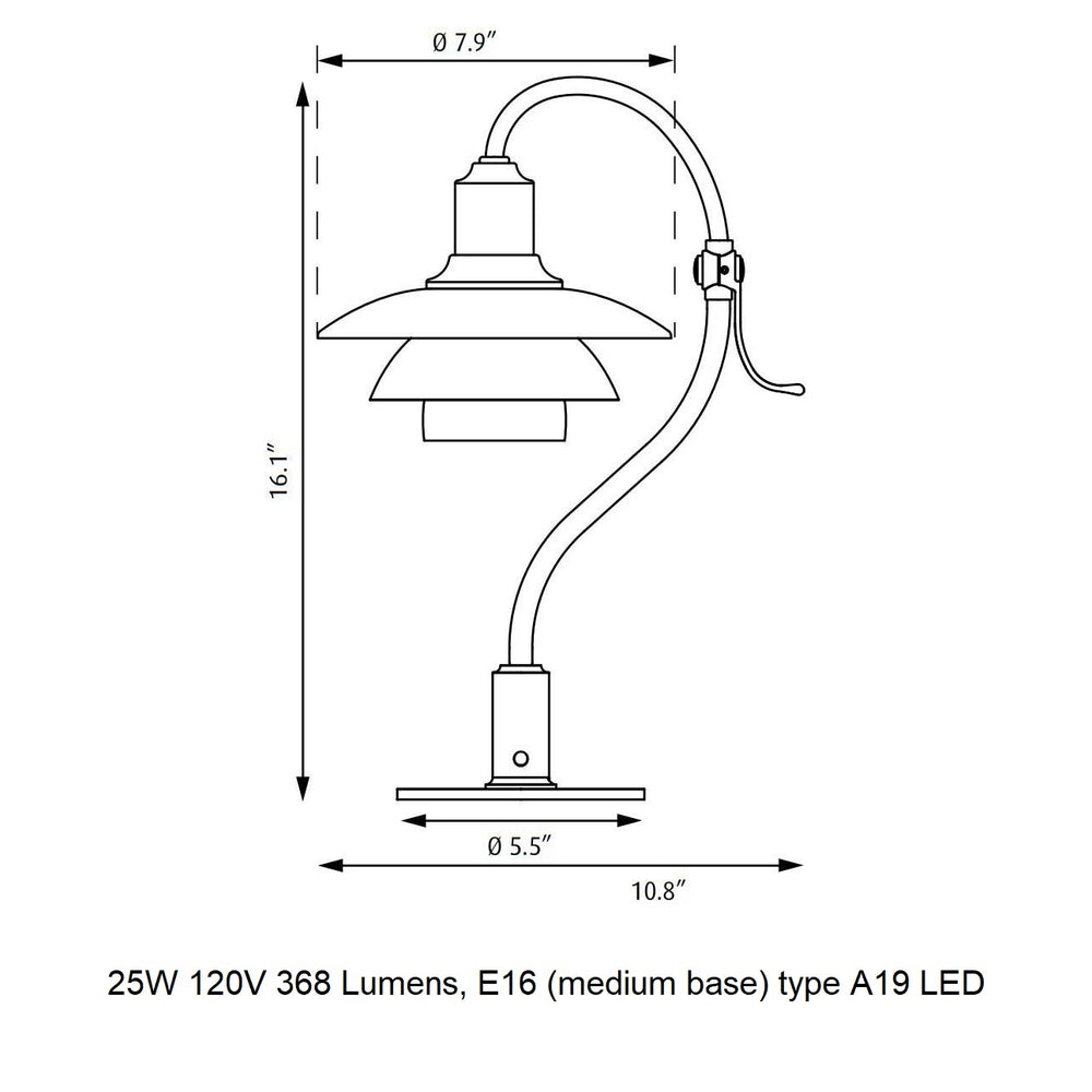 Louis Poulsen PH 2/2 Question Mark Table Lamp - 2Modern