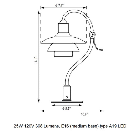 Louis Poulsen PH 2/2 Question Mark Table Lamp - 2Modern