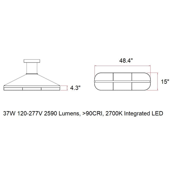 LZF Omma Long Leaf LED Pendant Light - 2Modern