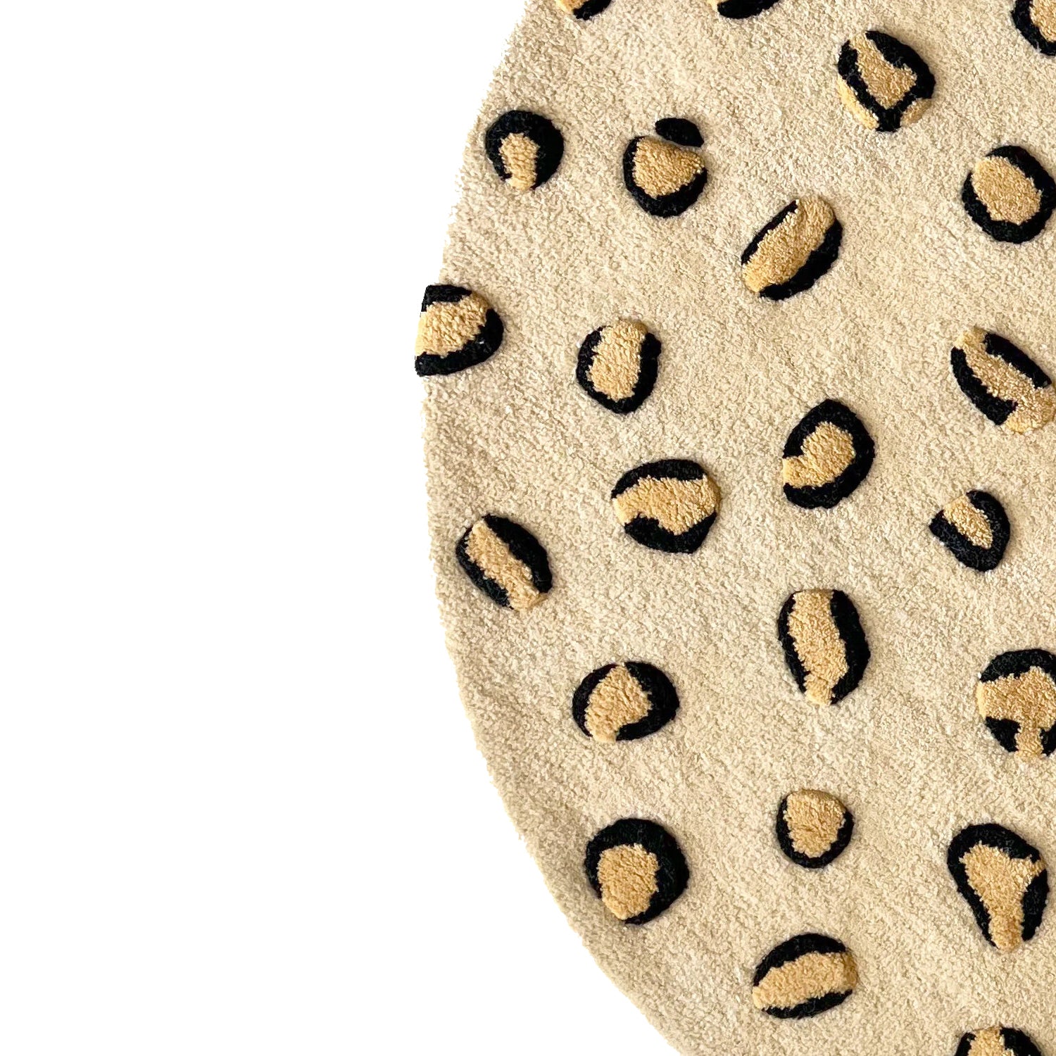 Maison Deux Leopard Round Rug - 2Modern