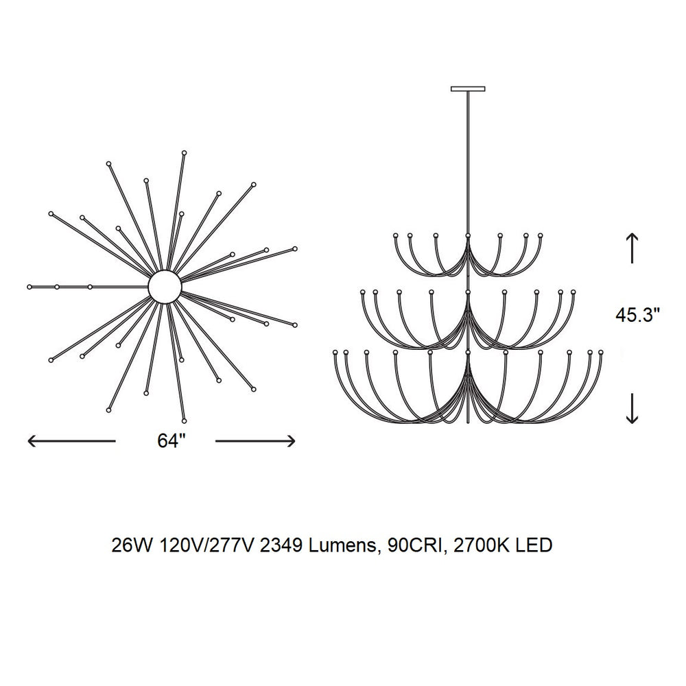 Matter-Made Arca Multi-Tier Chandelier - 2Modern