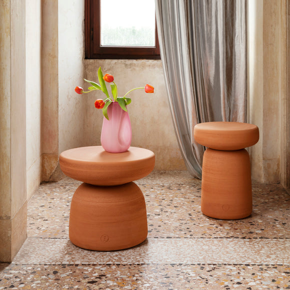 Terracotta side table store