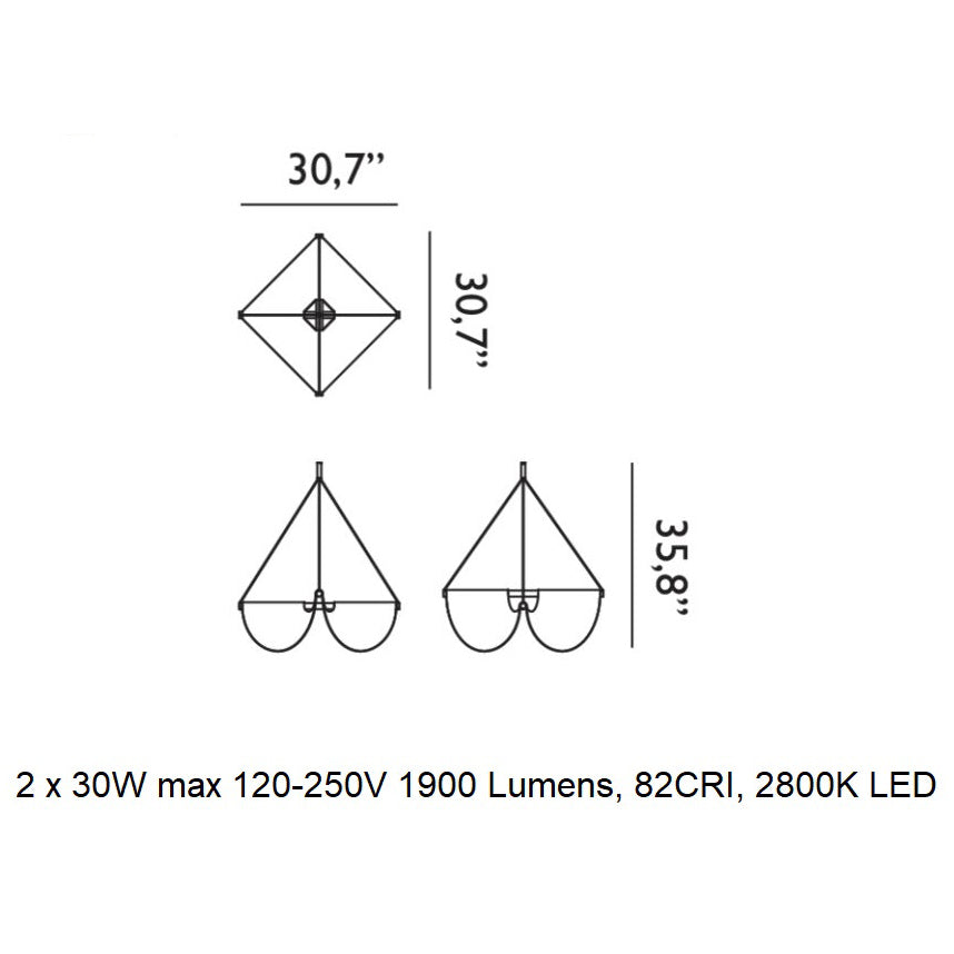 Moooi Drape LED Pendant Light - 2Modern