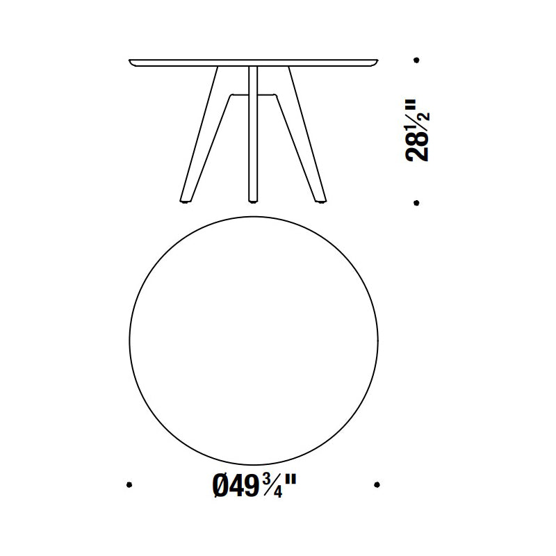 Moroso Mathilda Round Dining Table - 2Modern