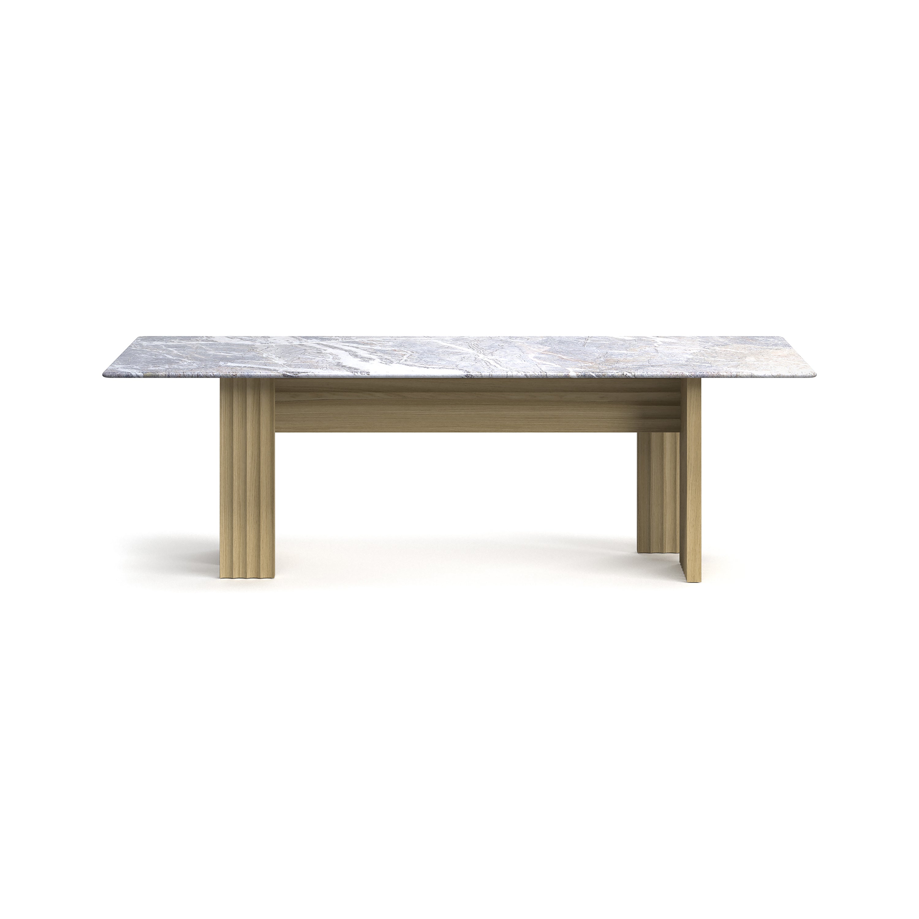 Moroso Rows Vertical Dining Table with Marble Top - 2Modern