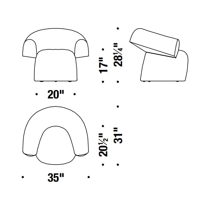 Moroso Ruff Armchair - 2Modern