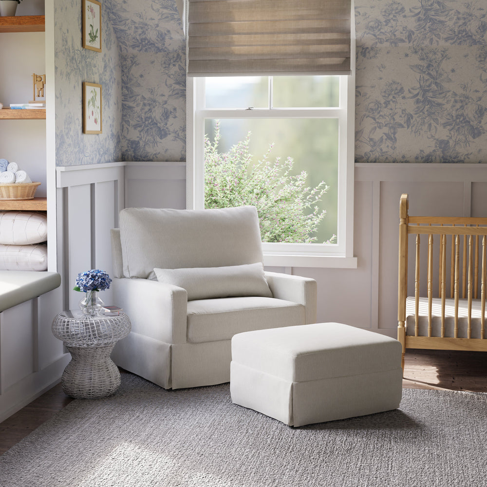 Namesake Crawford Pillowback Chair and a Half Comfort Swivel Glider ...