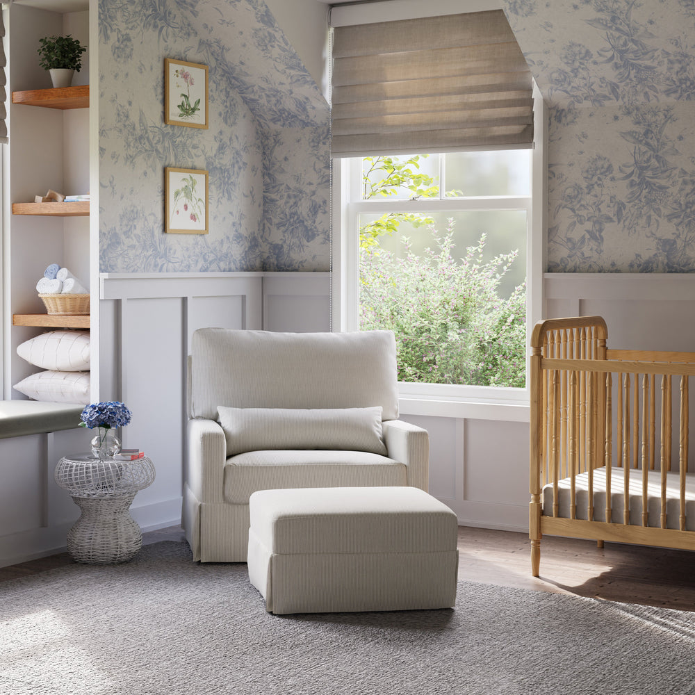 Namesake Crawford Pillowback Chair and a Half Comfort Swivel Glider ...