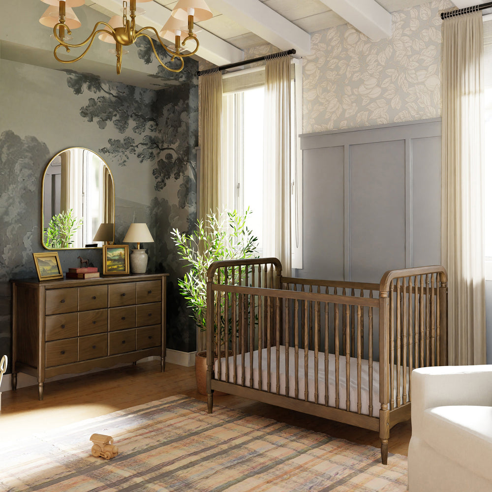 Namesake Liberty 3-in-1 Convertible Spindle Crib with Toddler Bed ...
