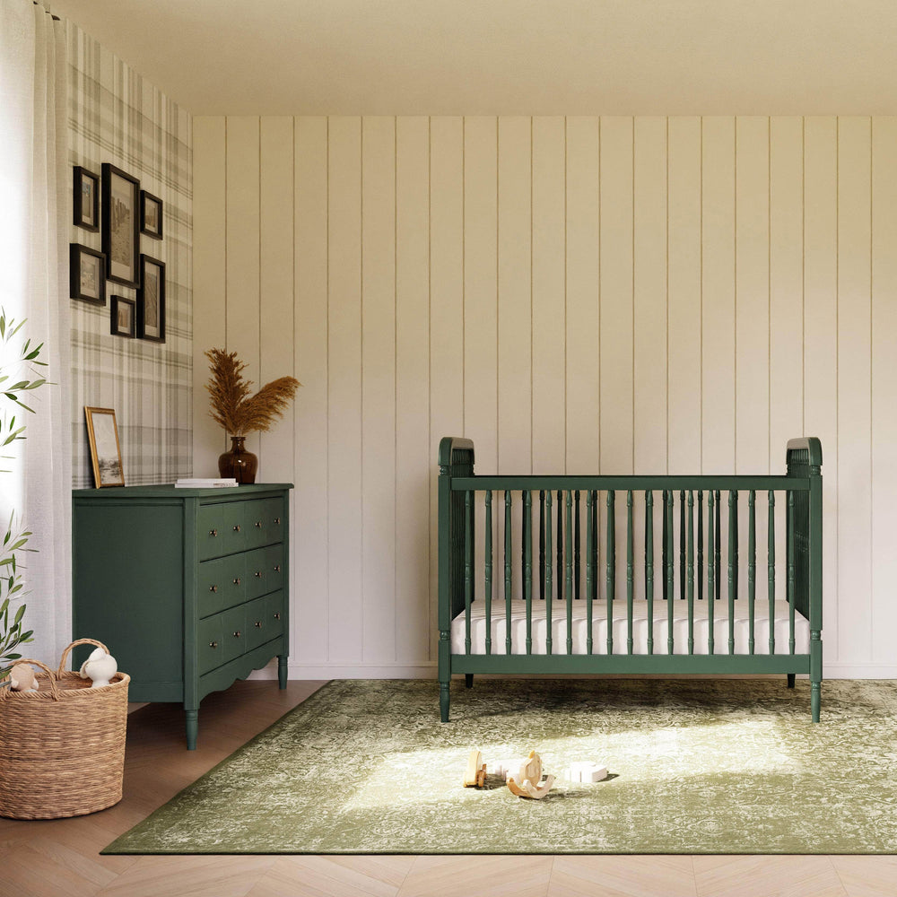 Namesake Liberty 3-in-1 Convertible Spindle Crib with Toddler Bed ...