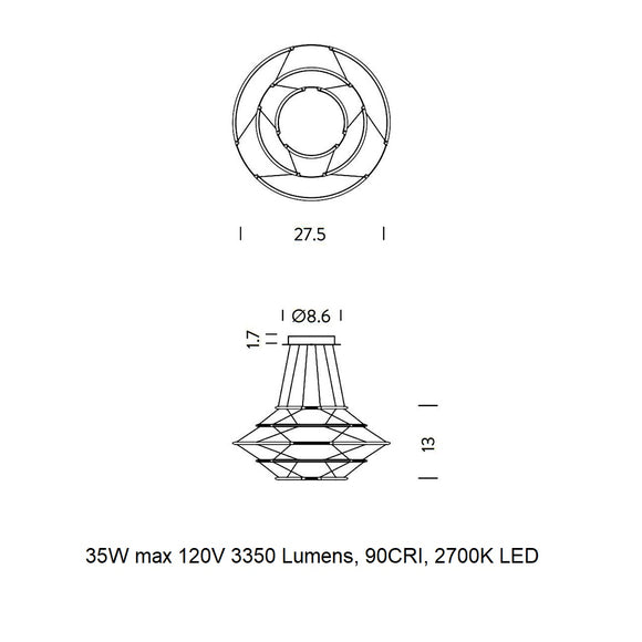 NEMO Drop LED Pendant Light - 2Modern