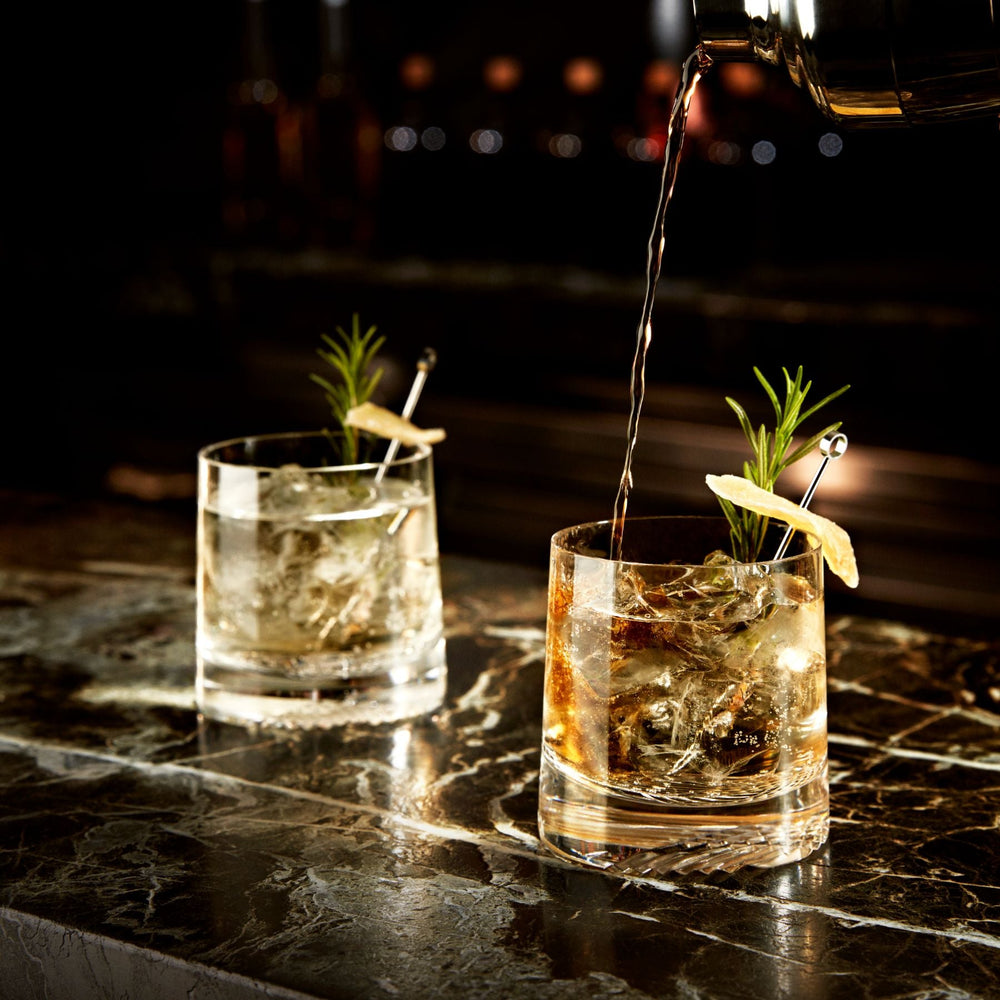 Nude Glass Alba Whisky Bottle and Glasses Set - 2Modern