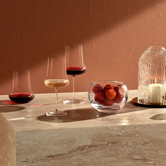 Nude Glass Ghost Zero Belly Red Wine Glass - 2Modern