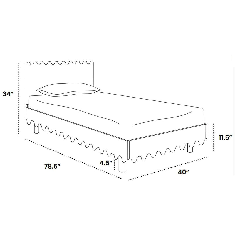 Oeuf Moss Twin Bed - 2Modern